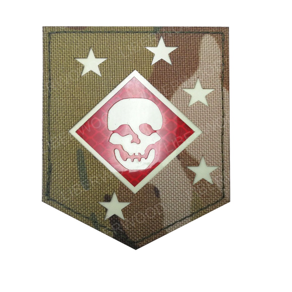 Reflective Kandahar Whacker USMC Ghost IR Patch Force Recon SSI SP OPS ...