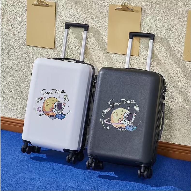 20/24 Inch NASA Astronaut Suitcase Cartoon Travel Box Men's and Women's ...
