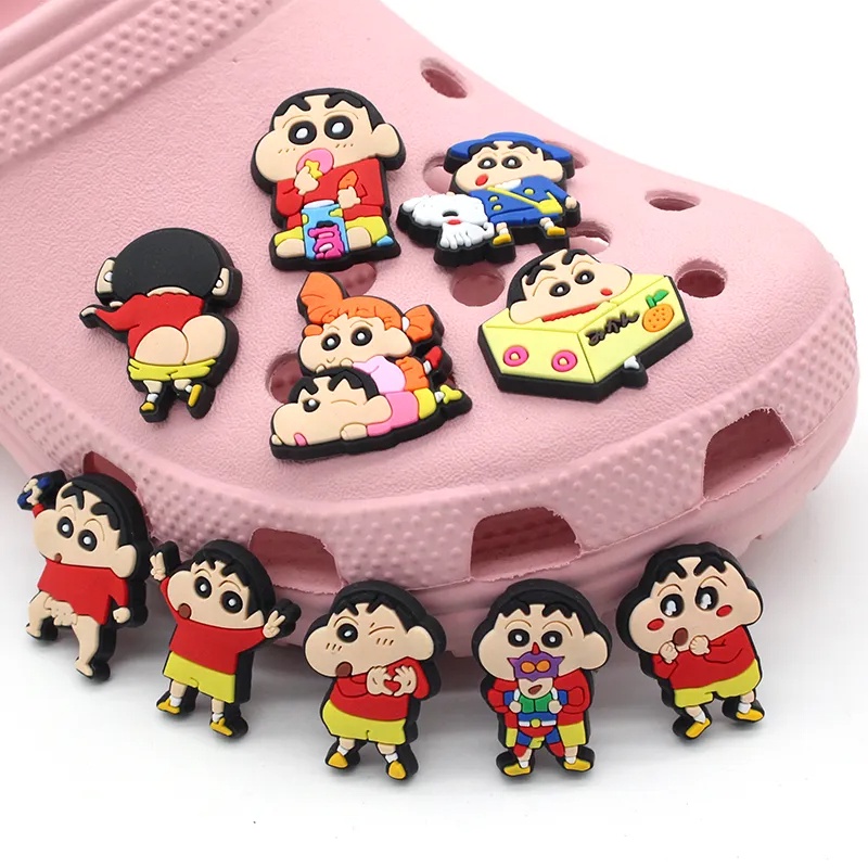 Cartoon Crayon Shin Chan Jibitz Croc Anime Jibits Charm Dog Croc ...