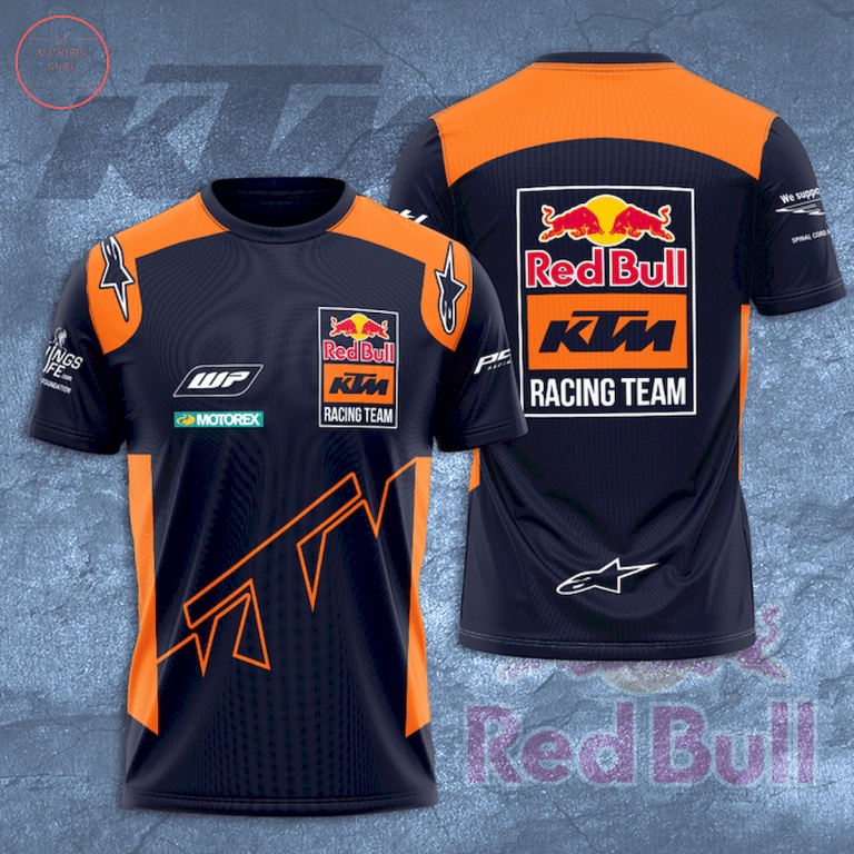 Red Bull T-shirt KTM Racing Team All Over Printed Shirt | Shopee ...