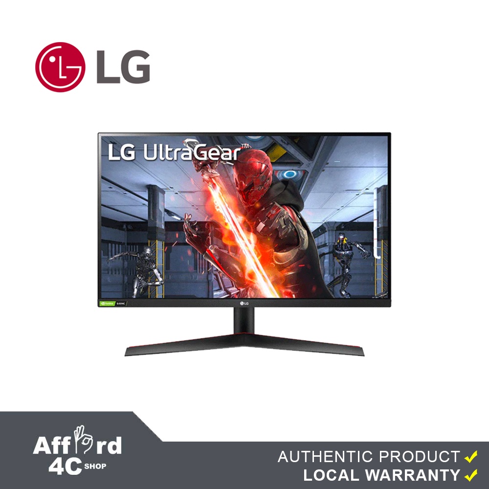 LG 27GN600-B UltraGear Monitor / 27 inch / 1920 x 1080 Resolution / AMD ...
