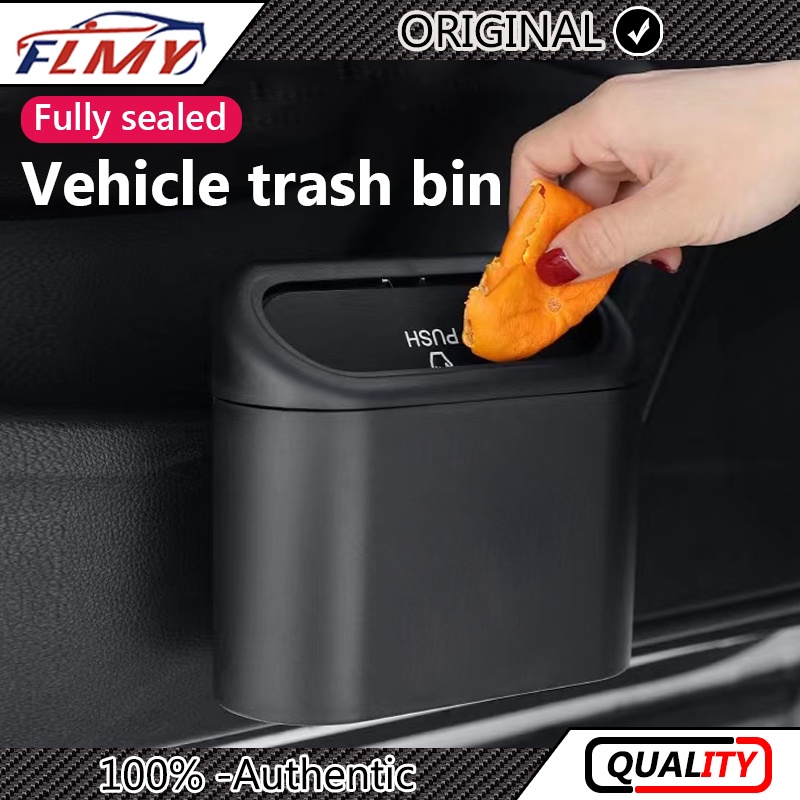 Car trash can with lid vehicle trash can mini car storage box ...