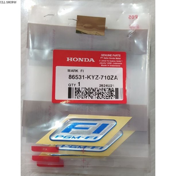 Honda logo emblem Injection beat Fi supra vario beat Vantel revo Fi ...