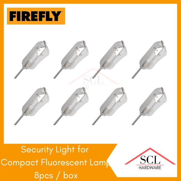 FIREFLY Security Light for Compact Fluorescent Lamp (Single Bulb) 8pcs ...