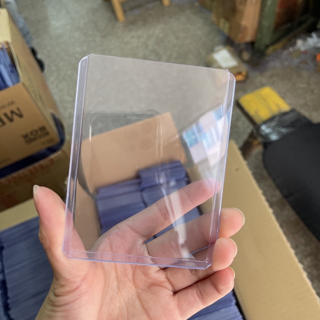 PVC rigid ferrule ball star card double-sided transparent film-coated ...
