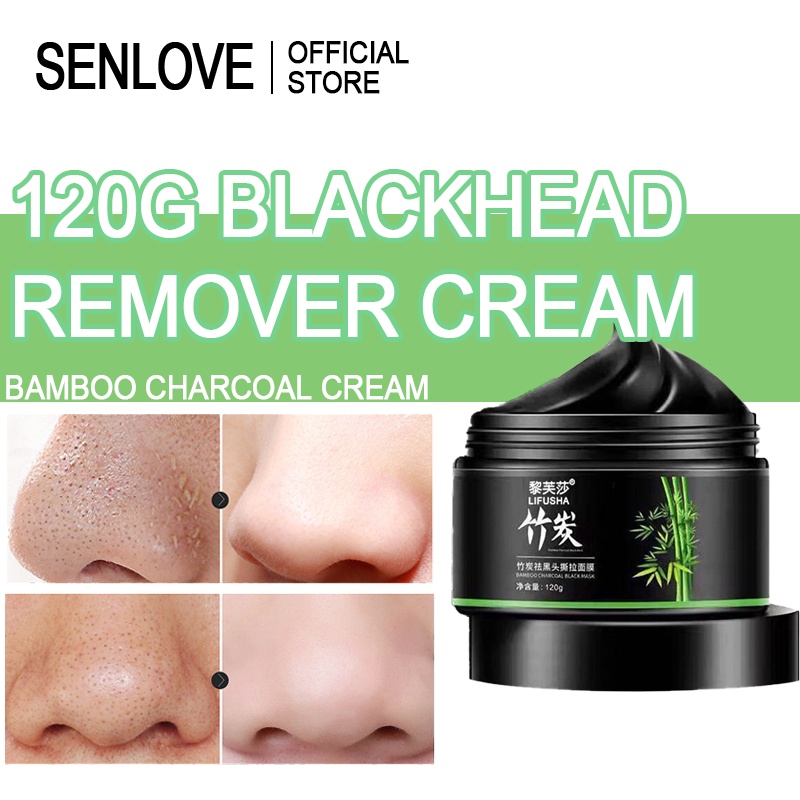 SENLOVE Bamboo Charcoal Blackhead Remover Mask Acne Treatment Oil ...