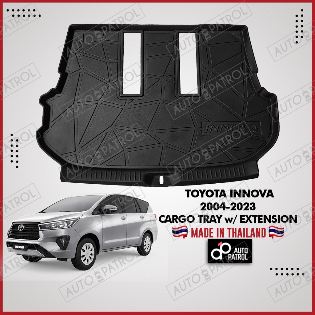 Toyota Innova 2004-2023 Trunk Tray or Cargo Liner Cargo Tray With ...