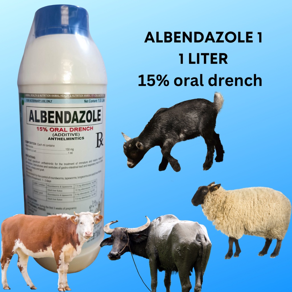 Viddavet Albendazole 1Litre (15 %) Oral Drench (DEWORMER) | Shopee ...