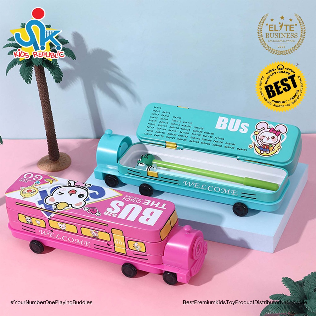 Korean Creative Cartoon Pencil and Sharpener Box Pencil Case Double ...