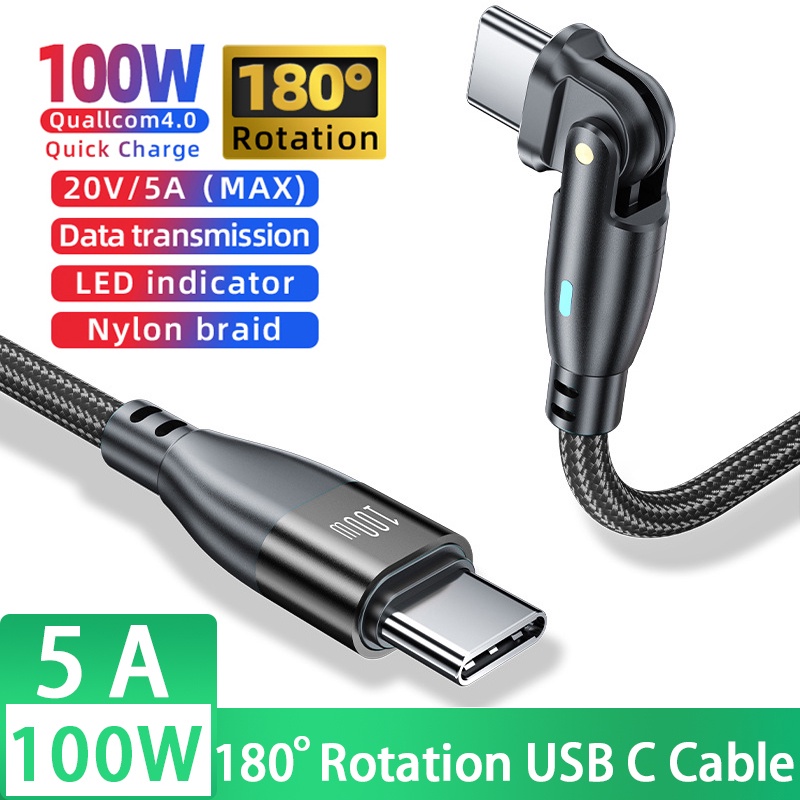 180 Degree Rotation Fast Charge Data Cable Fast Data Charging Cable For ...