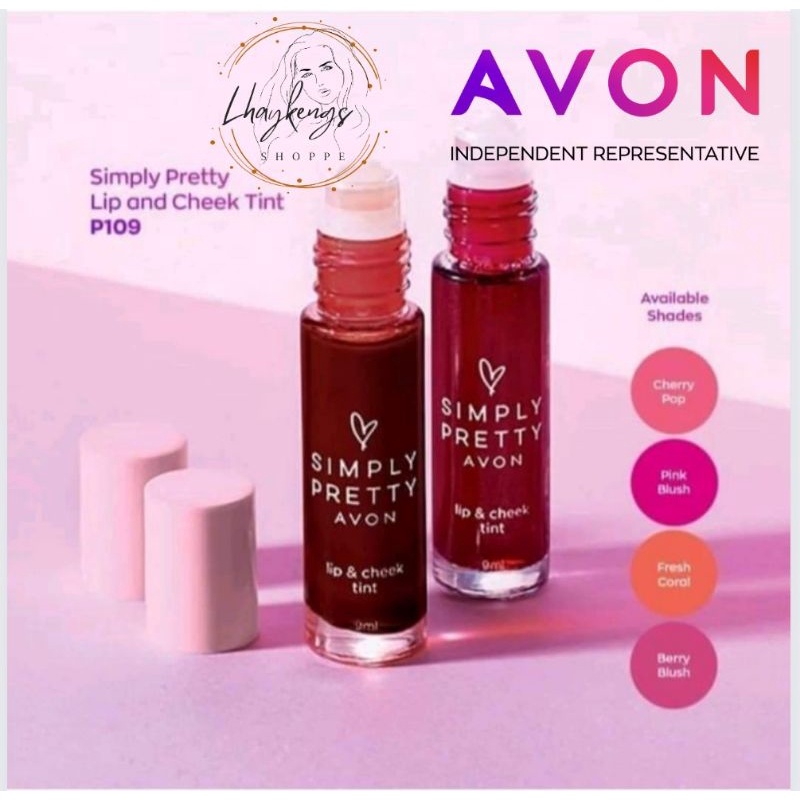 avon simply pretty lip and cheek tint new 4 shades | Shopee Philippines