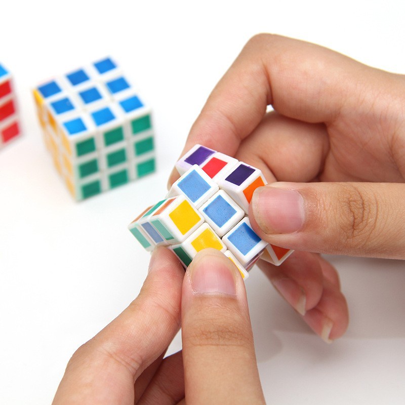 3cm Mini Magic Cube 3 x 3 Cute Ultra-small Miniature Fingertip Cube ...