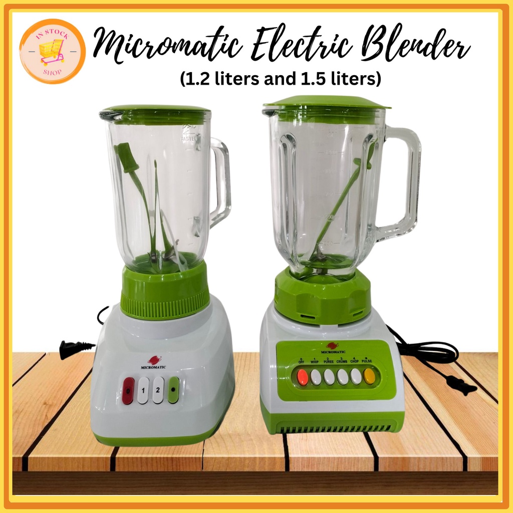 MICROMATIC ELECTRIC BLENDER / GLASS JAR BLENDER / BLENDER / MICROMATIC ...