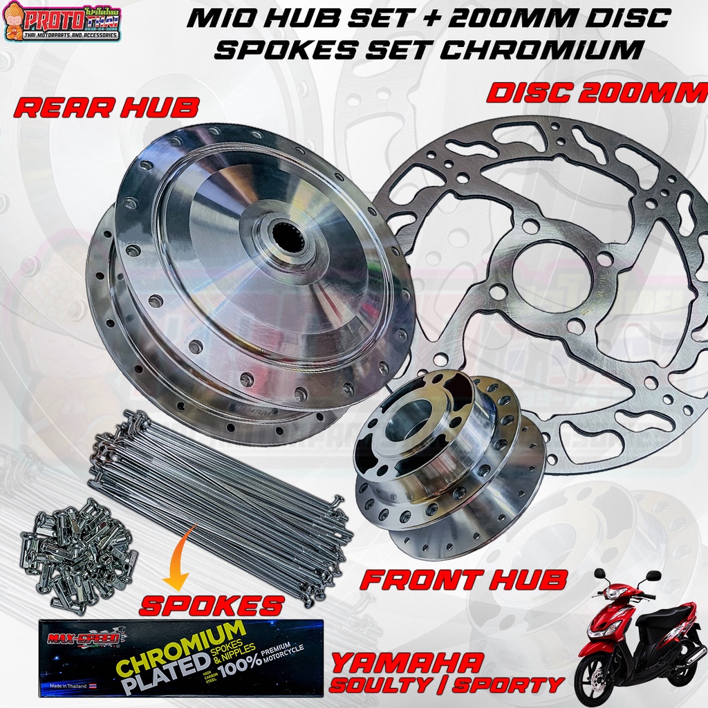 Click Hub Set , Disc , Rios For Mio1125i / Soulty / Sporty / Click V1 ...