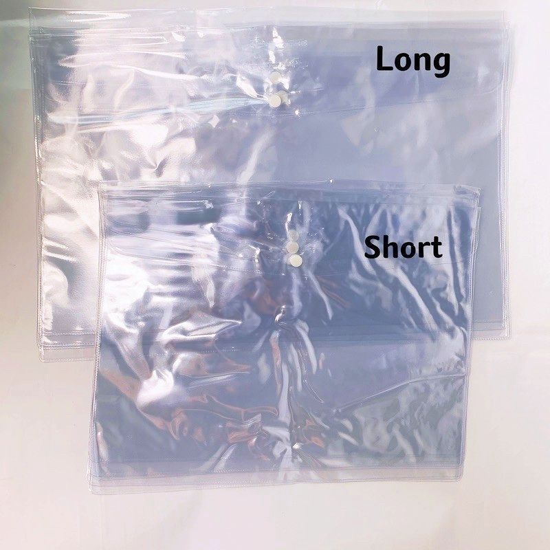1 pc Plastic Envelope Button Transparent( Short/Long) | Shopee Philippines