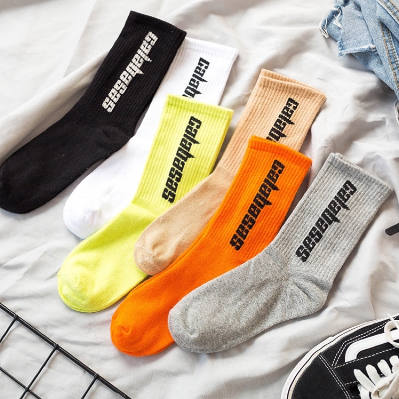 Kanye CALABASAS High Neck Socks available in 6 colors | Shopee Philippines
