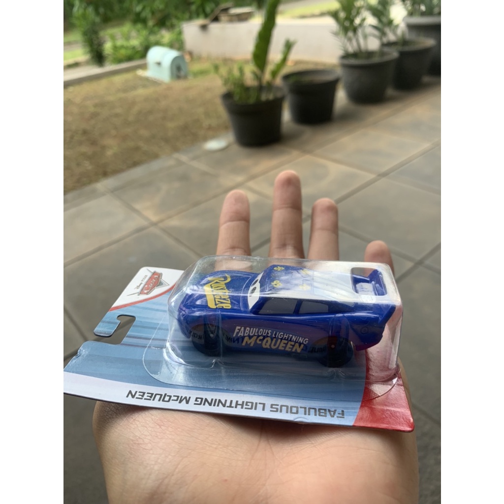 Disney PIXAR CARS FABULOUS LIGHTNING McQUEEN BLUE RUSTEZE DIECAST ...