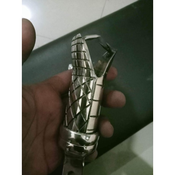 Stainless Foot Rest Snake Design For Barako,Tmx,rusi,skygo | Shopee ...