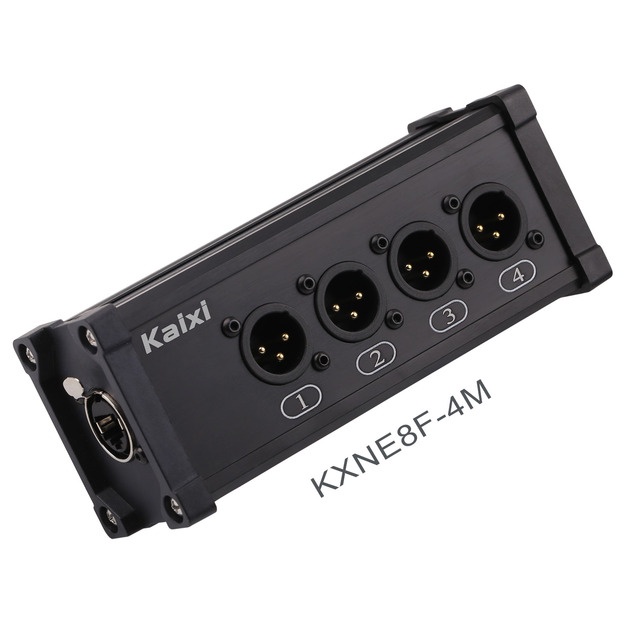 XLR Audio Snake 4 Channel 3 Pin Multi Network Breakout for Stage and ...