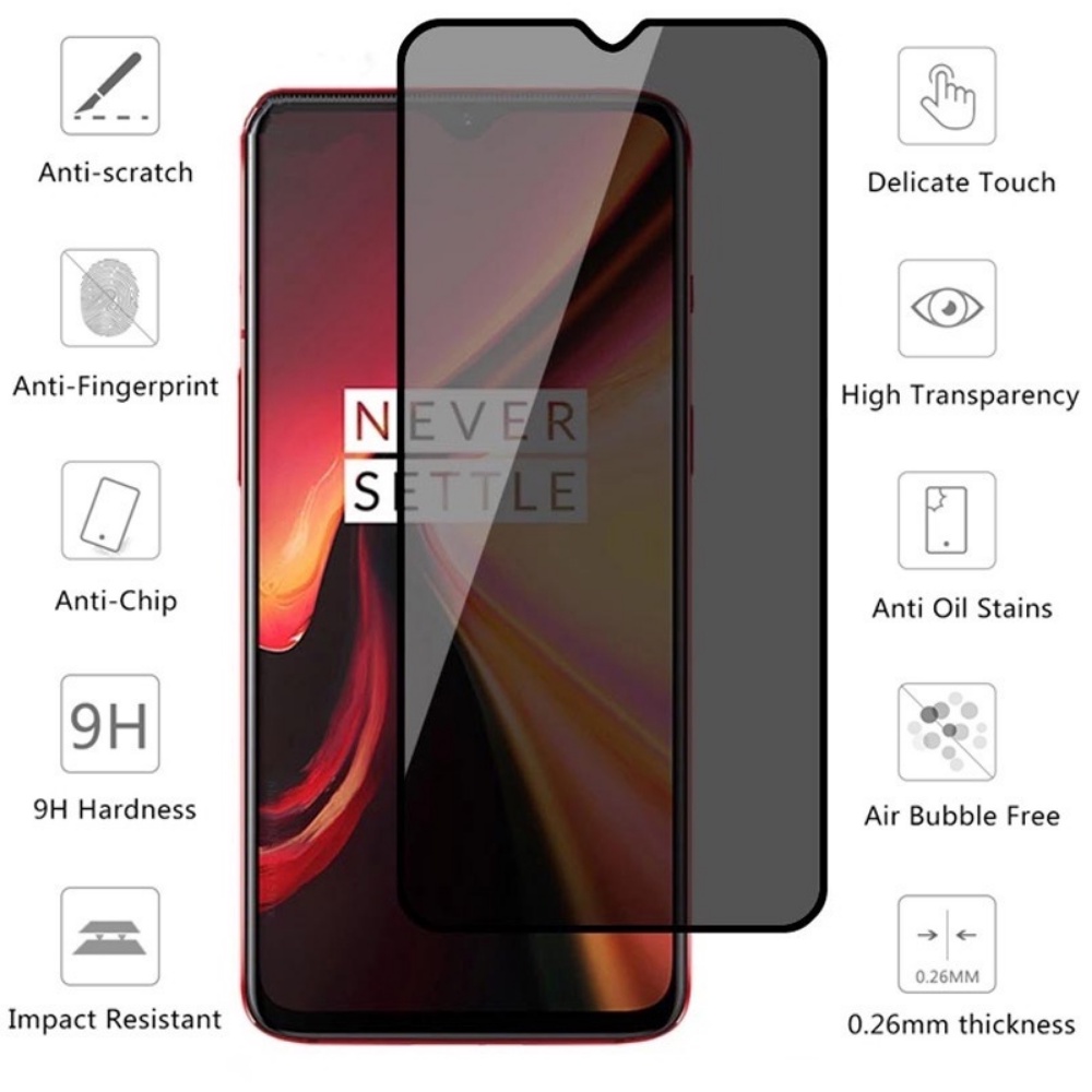 2 in 1 Anti-Spy Tempered Glass Film for OPPO A18 A38 A58 Reno8T A17 A17K A16K A16 A15 A15S A5S ...
