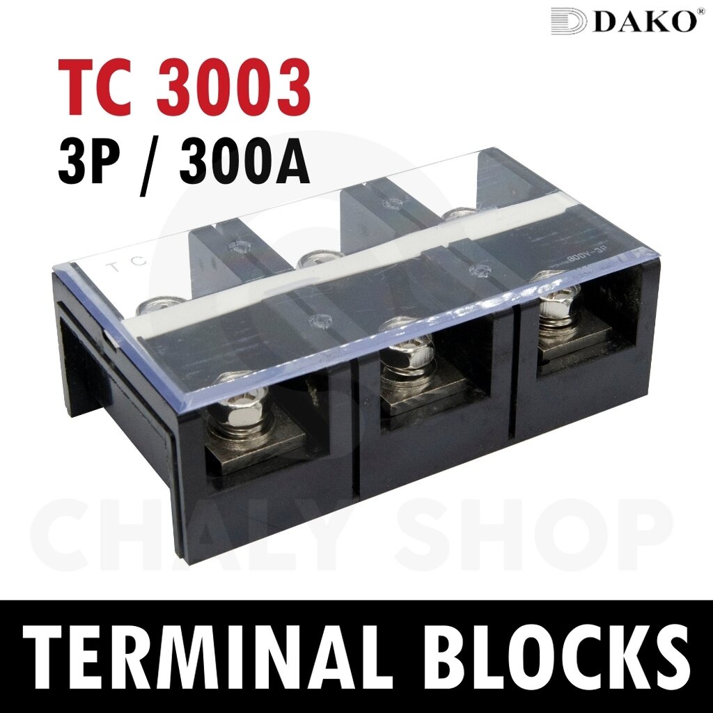 Dako Tc 3003 3p 300a Terminal Terminal Blocks Shopee Philippines