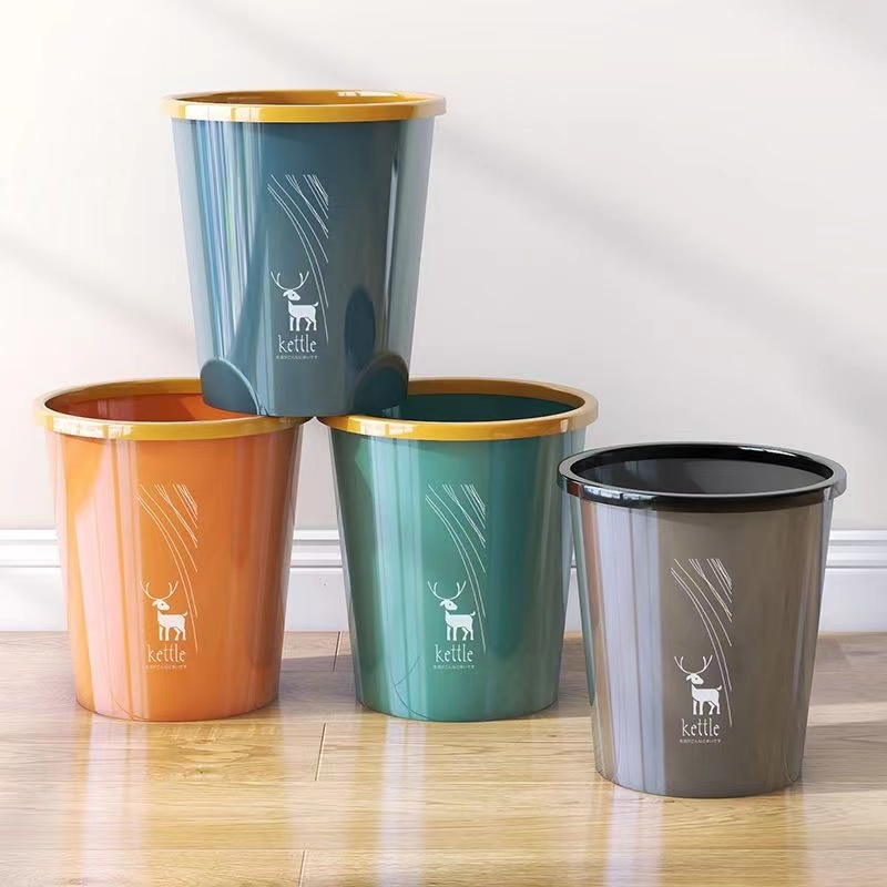 10/15L Household plastic garbage can office garbage can room garbage ...