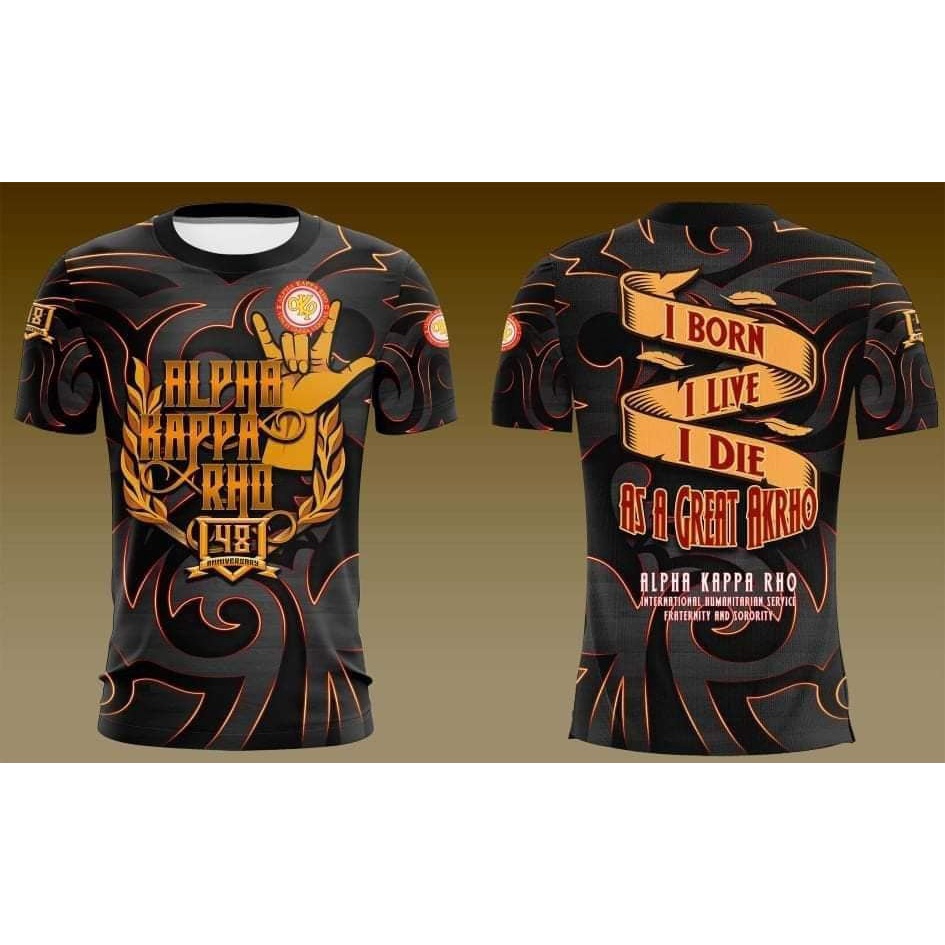 AKP Frat Shirt Full Sublimation AKP Alpha Kappa Rho Full Sublimation ...