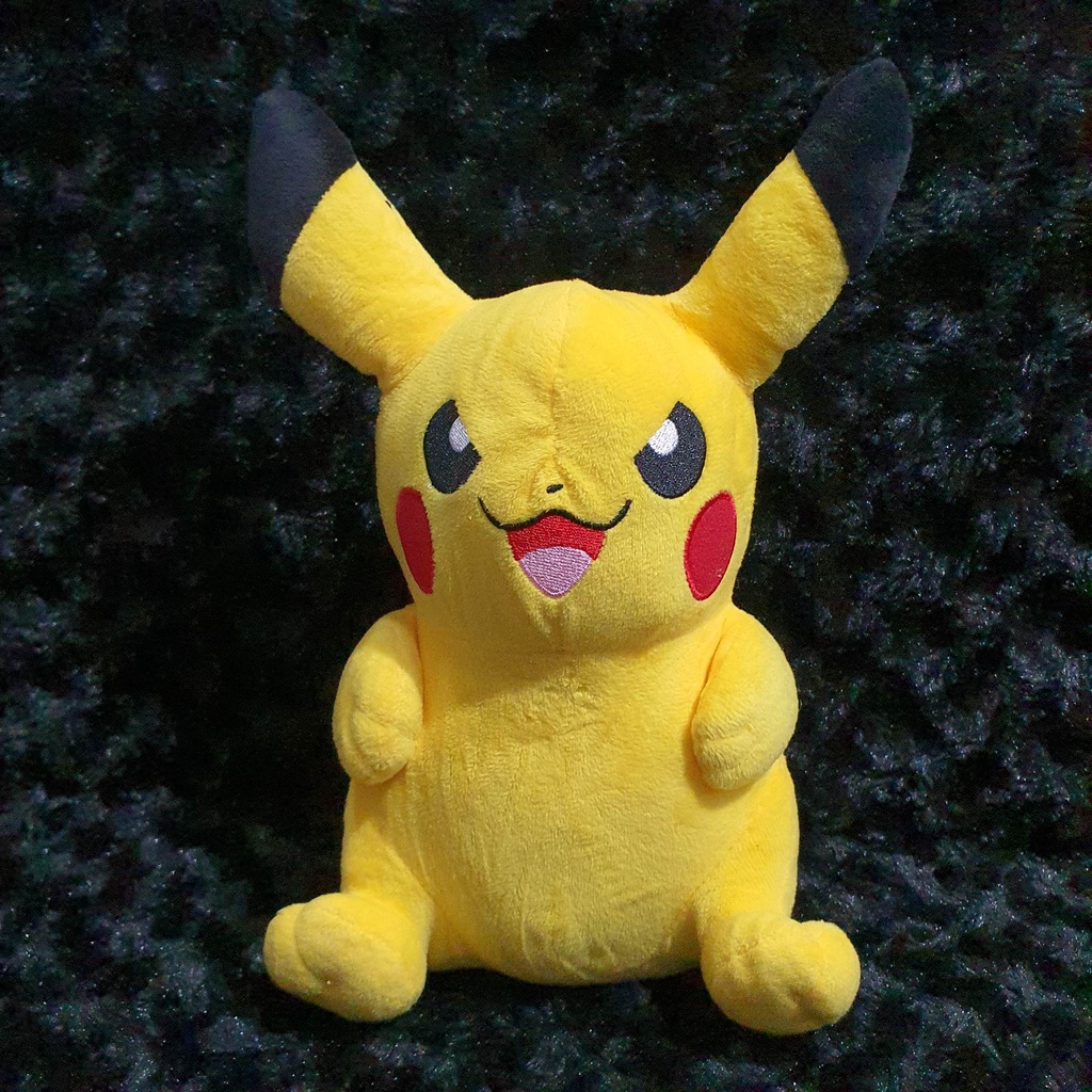 FIERCE PIKACHU Pokemon Plush Toy (28cm) | Shopee Philippines