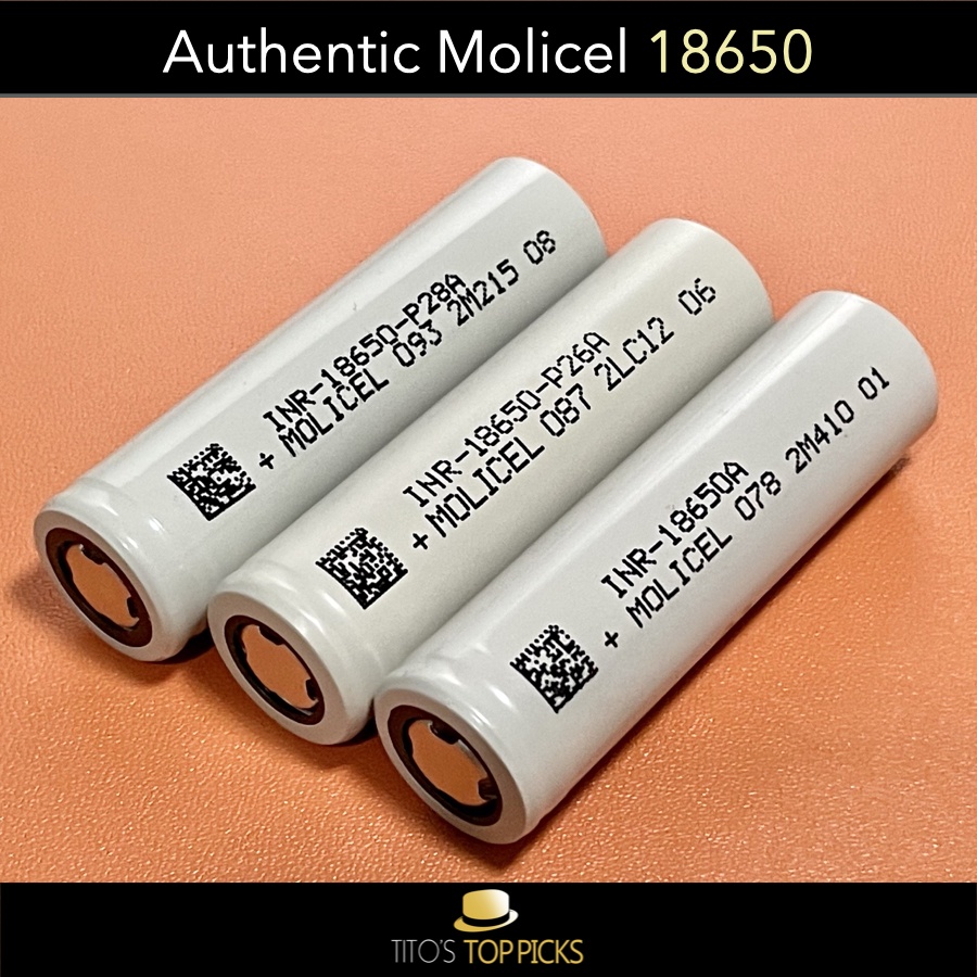Molicel 18650 and 21700: P26A P28A P30B & P42A Rechargeable Li-Ion ...