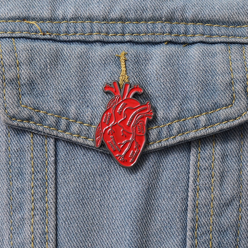 Cute Heart Enamel Pin Badge Women Gift Brooch Nurse Doctor Medical ...