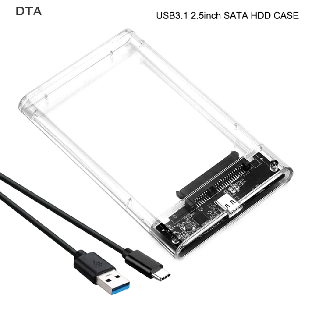 DTA USB3.1/Type-C HDD Enclosure of 2.5" Hard Disk Case SSD SATA3 to USB ...