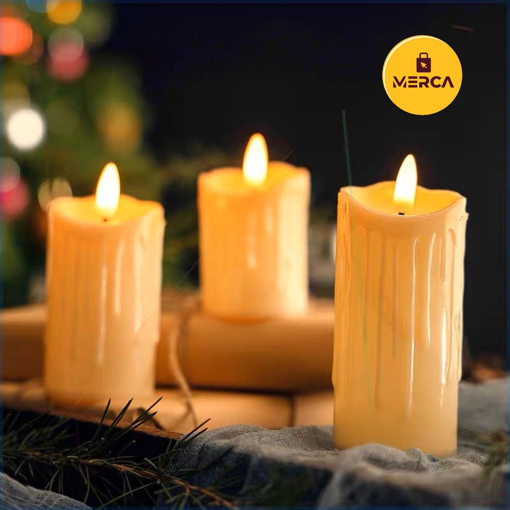 MERCA LED Swinging Candles Flameless Candle Night Lights Party Wedding ...