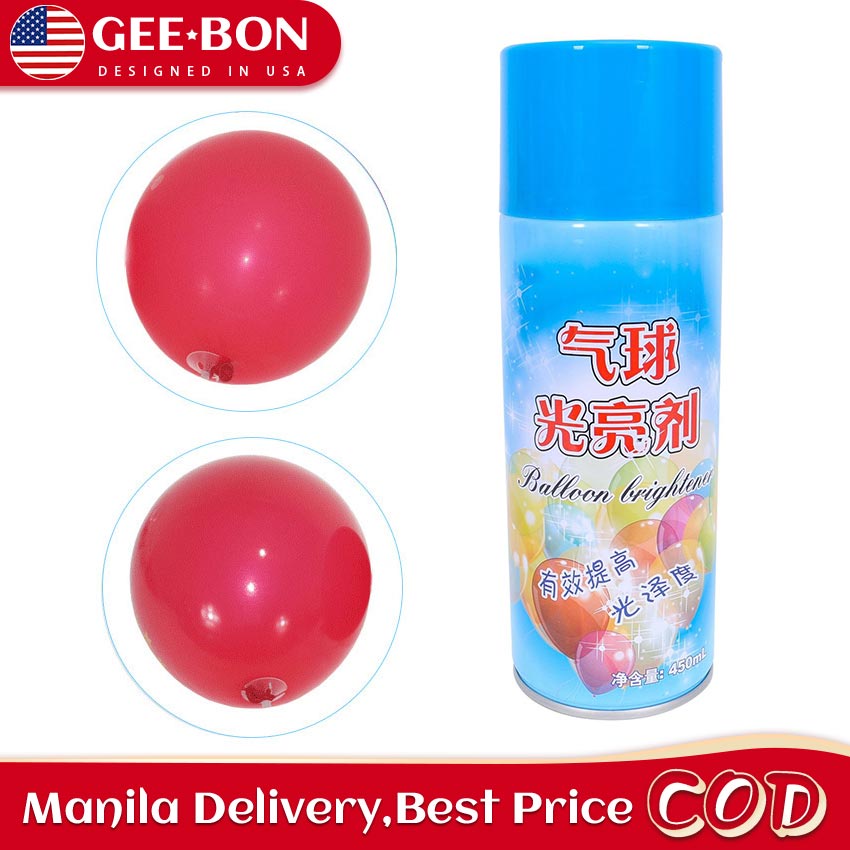 GEEBON Balloon Spray Shine Shiny Balloon Brightener For Party Shiny ...