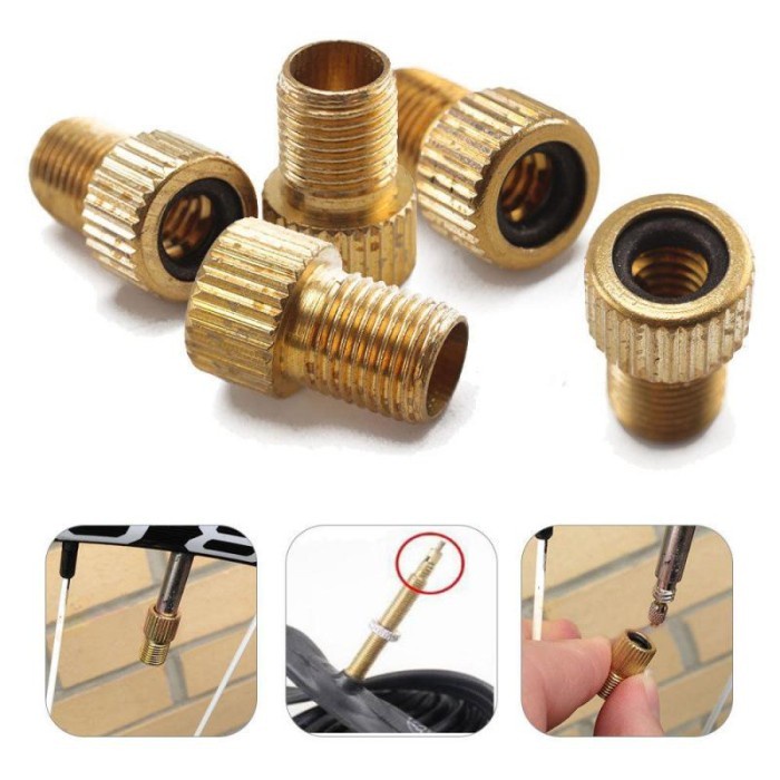Iron Tire Tire Valve Adapter Adapter Original Presta Bicycle Pump ...