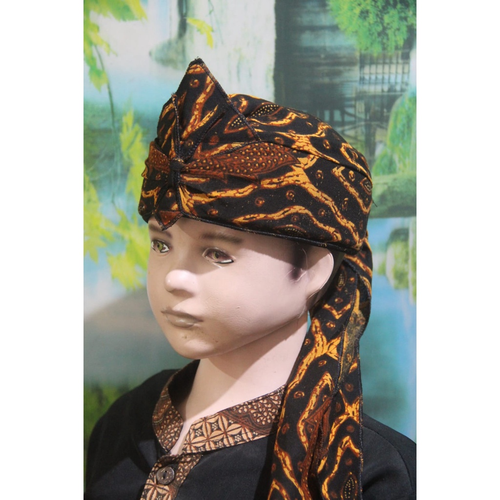 Sunda Java Traditional batik For Adults And Children On The Lid (Brown ...