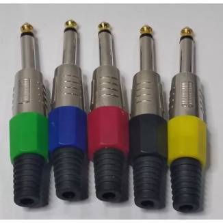 Microphone Plug P-PL 1/4 1 pc Mono Metal Phono Amplifier Jack Connector ...