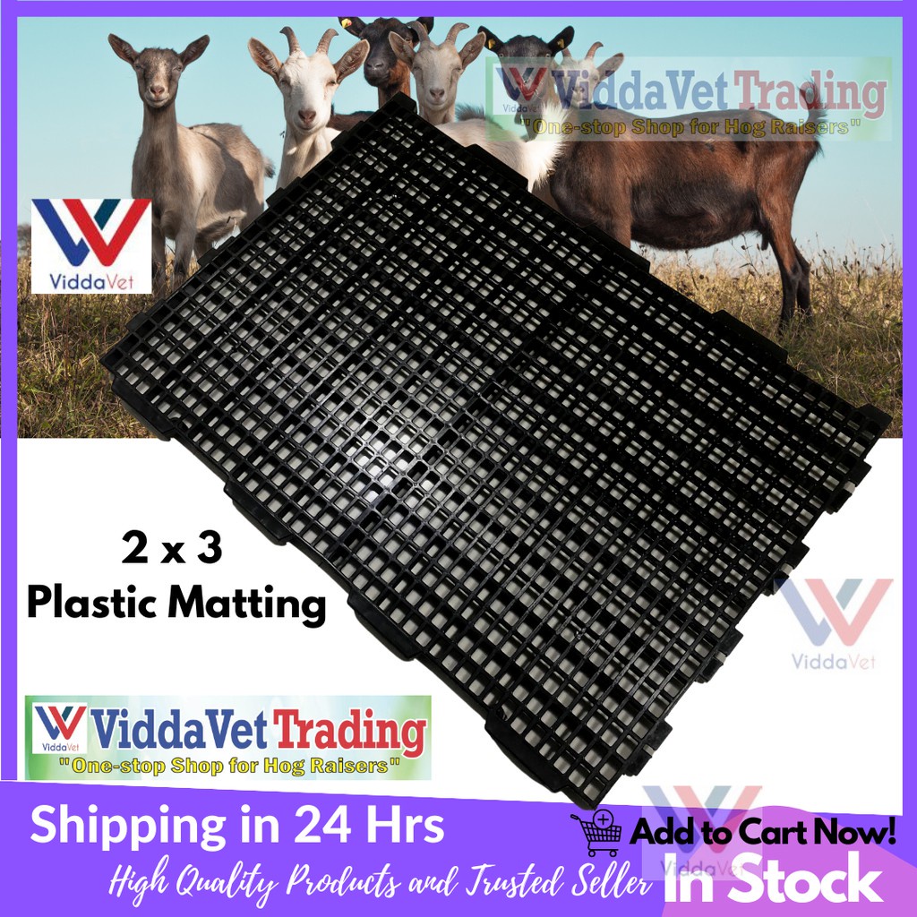 2 ft x 3 ft Plastic Matting for Goat Farm Animals Floor & Case Bedding ...