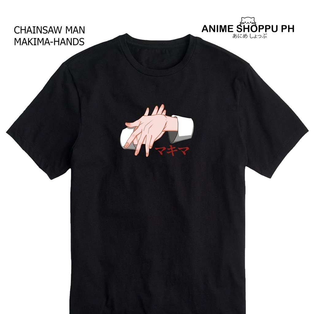 Makima | Hand Gesture Design Anime Shirt - Anime Shoppu PH | Shopee ...