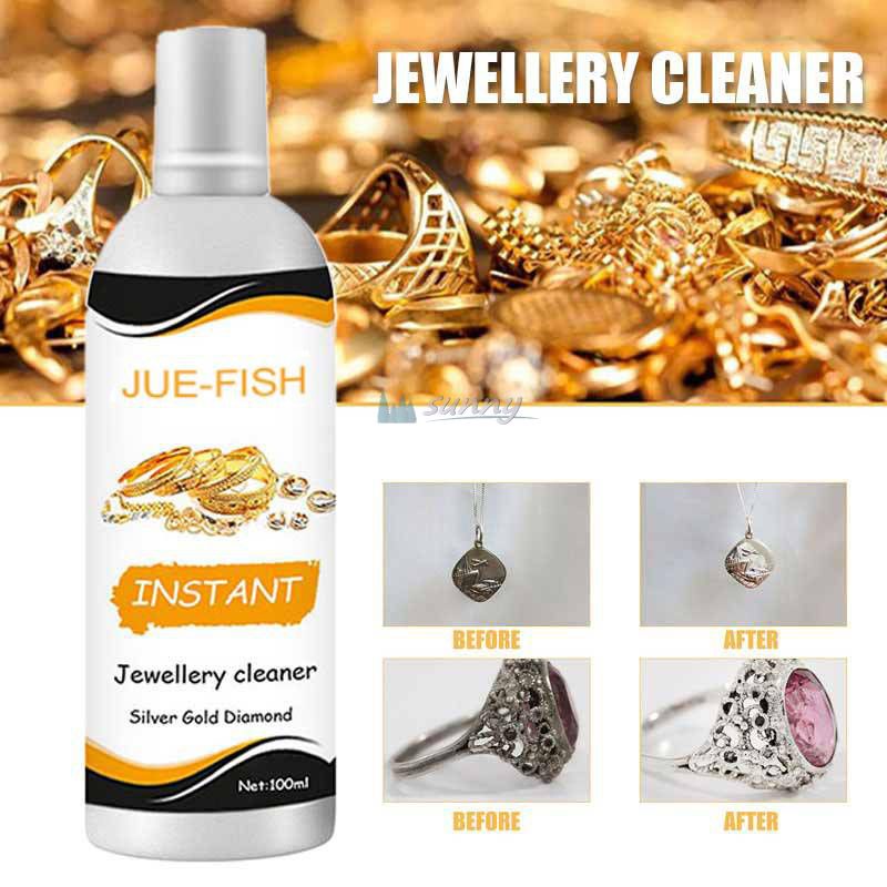 100ml Jue Fish Jewelry Cleaner Gold Watch Diamond Ring Polishing ...