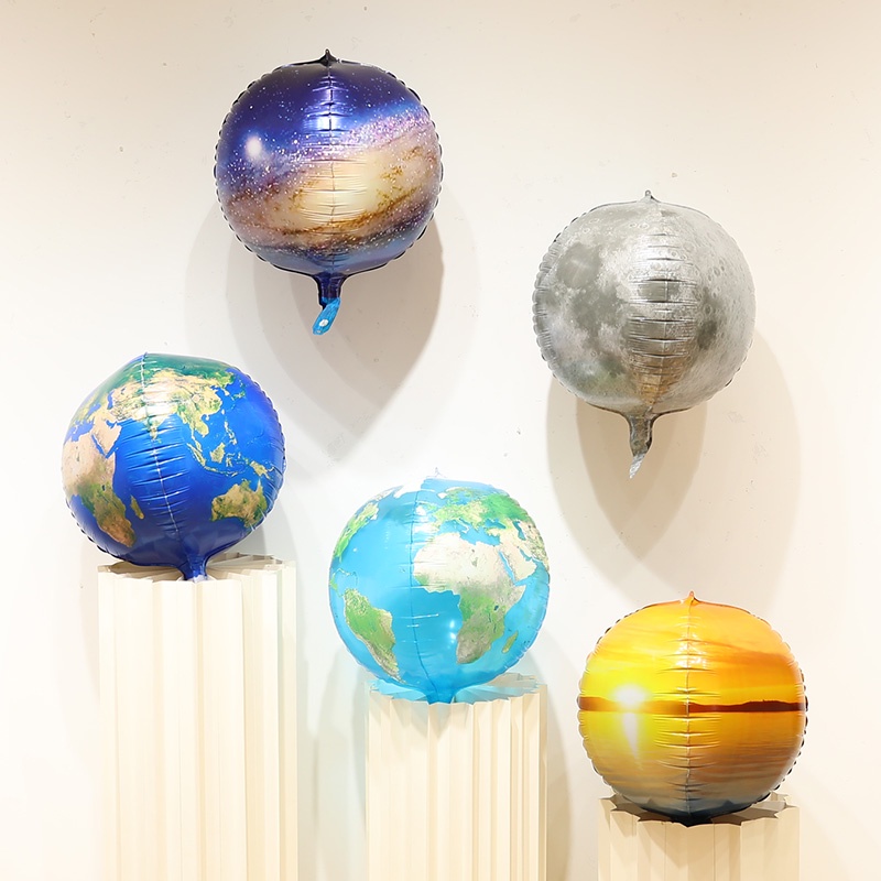 22 inch 4D earth moon sun Mars Uranus balloon wedding decoration ...