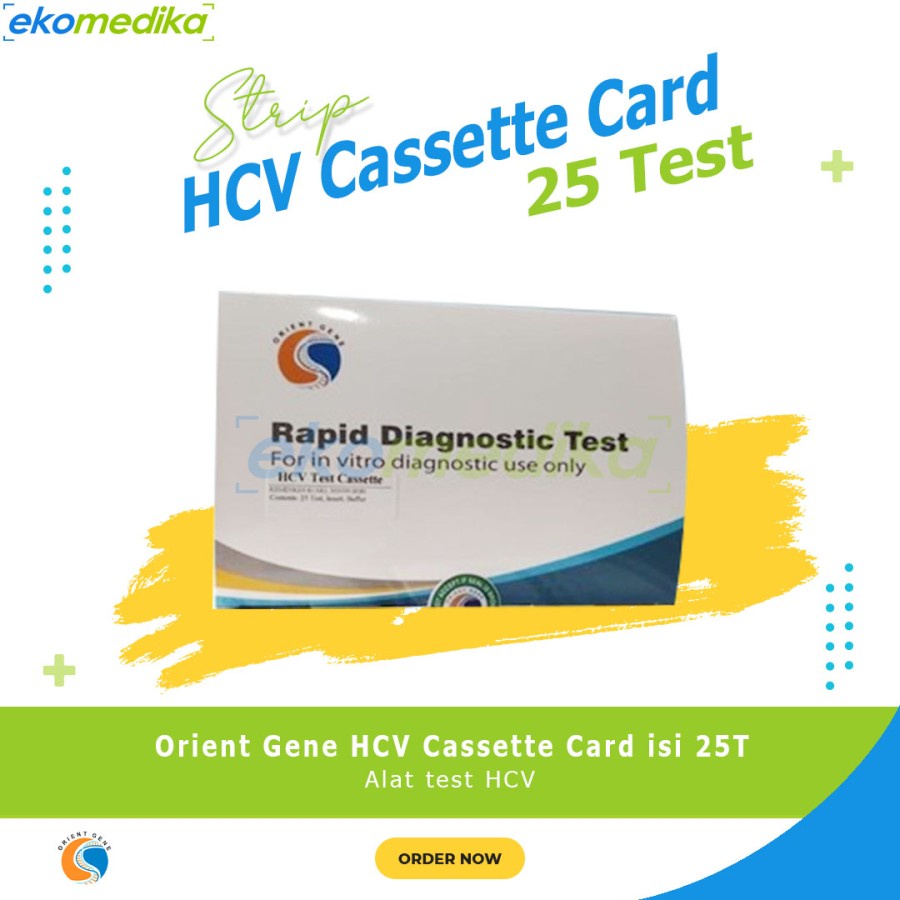 HCV Strip Orient Gene HCV Strip contains 50 tests HCV Casette 25/ HCV ...