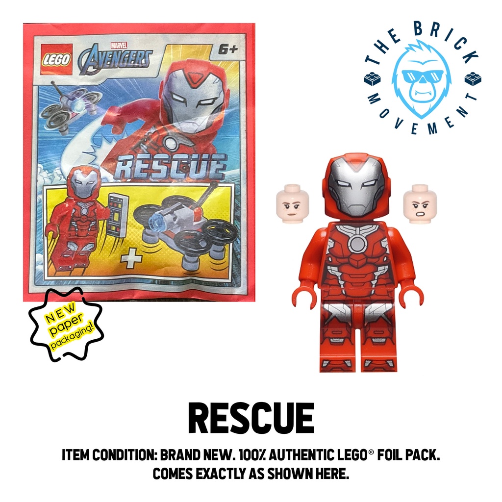 LEGO® MARVEL Rescue Foil Pack | Shopee Philippines