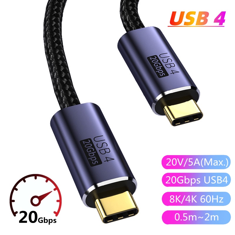 thunderbolt cable 4 displa cable type c for laptop or data display ...