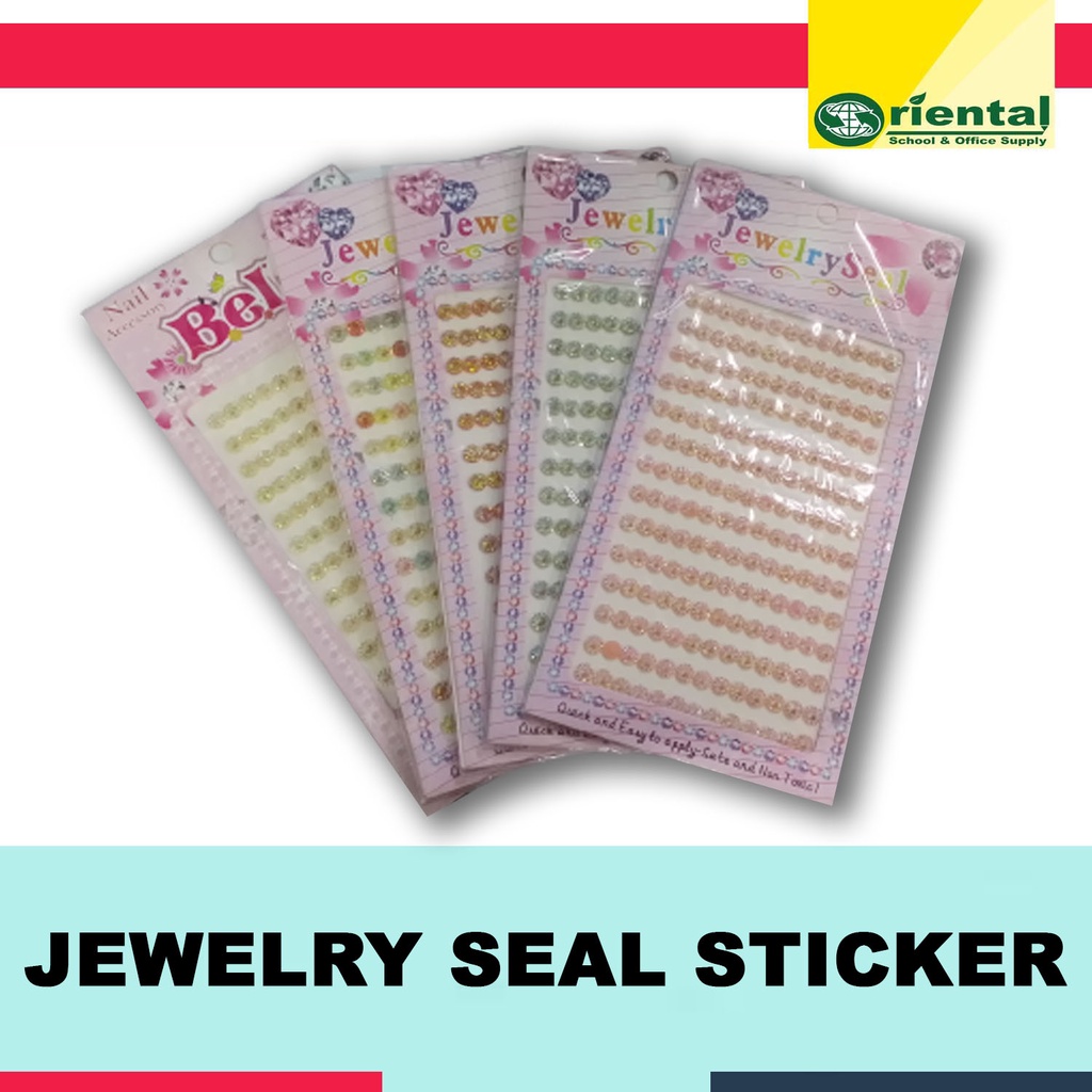 JEWELRY SEAL STICKER GEMS-ARTS AND CRAFTS | Shopee Philippines