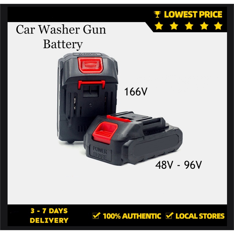 48V, 96V AND 166V Car Washer Gun Battery Pressure Washer Battery ...