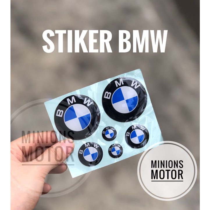 Embossed bmw logo sticker n max aerox emblem | Shopee Philippines