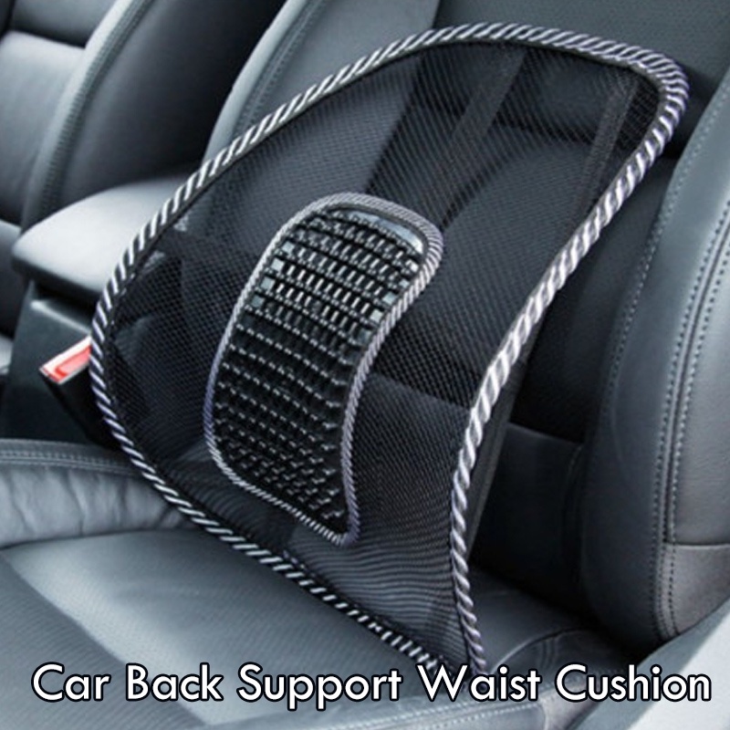 Mesh Lumbar Support Car Back Support Waist Cushion Car Home Breathable ...