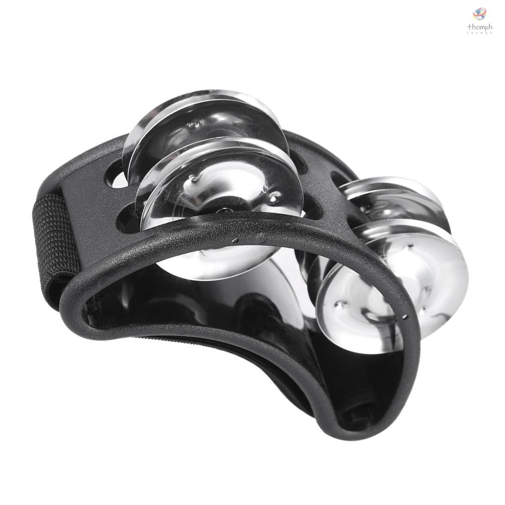 Tthp 1pcs Foot Tambourine Percussion Musical Instrument with 2 Sets ...