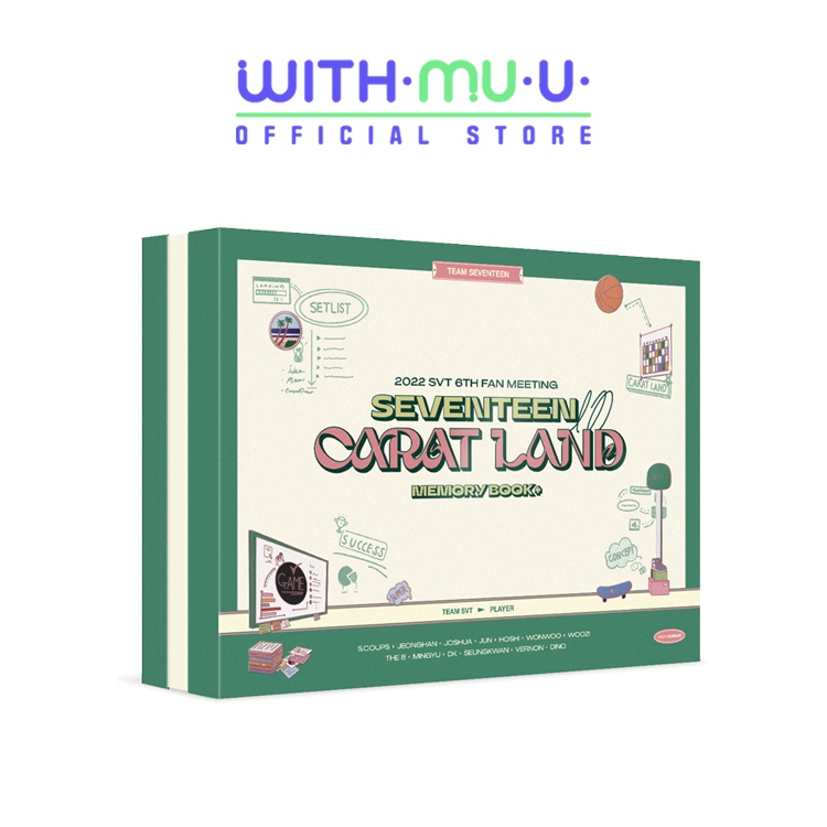2022 SVT 6th Fan Meeting SEVENTEEN in CARAT LAND MEMORY BOOK + DVD ...