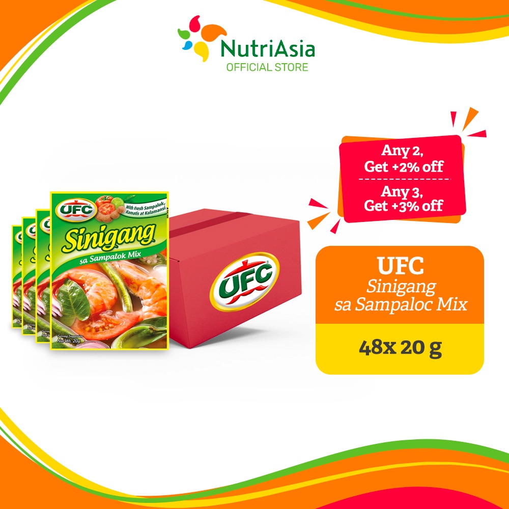 UFC Sinigang Sa Sampalok Mix 20 g Bundle of 48 | Shopee Philippines